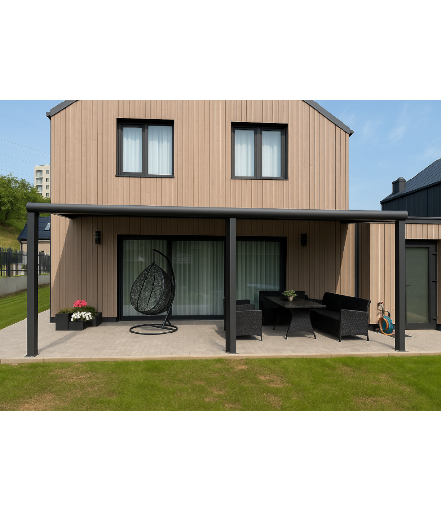 Aliumino stoginė terasai - tik nuo 1120 Eur